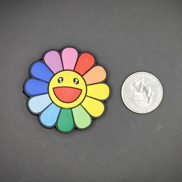 CROCS | Accessories | 55 Rainbow Flower Croc Charm | Poshmark